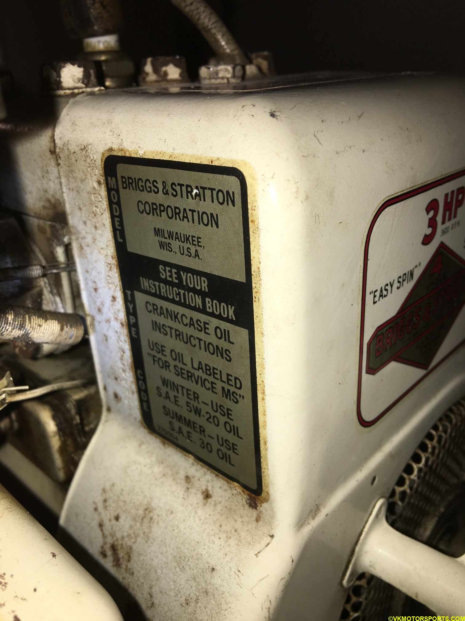 Briggs Stratton Decal Briggs & Stratton Vintage Engine Decal Set ...